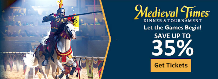 Medieval Times Discount Tickets - Save up to 35% with Free Coupon Code